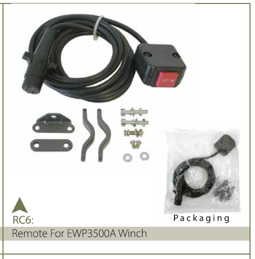 REMOTE FOR EWP-SERIES WINCH – FAB AUTO PARTS
